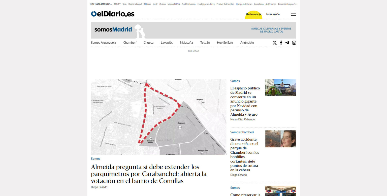 Listado de los mejores periódicos digitales y diarios de Madrid | Growwer