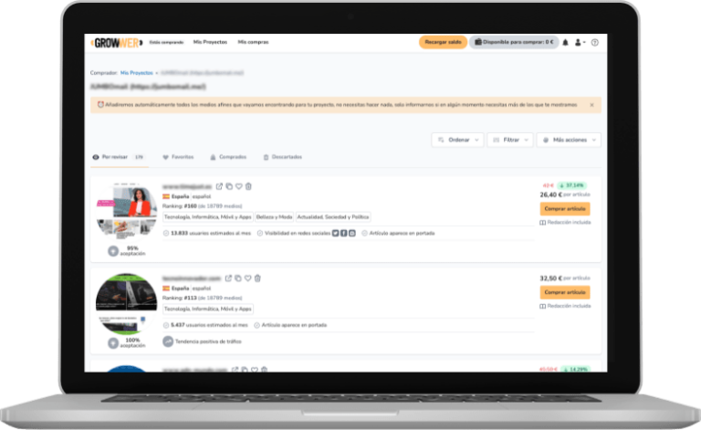 Growwer: Online reputation and link building tool to promote your business